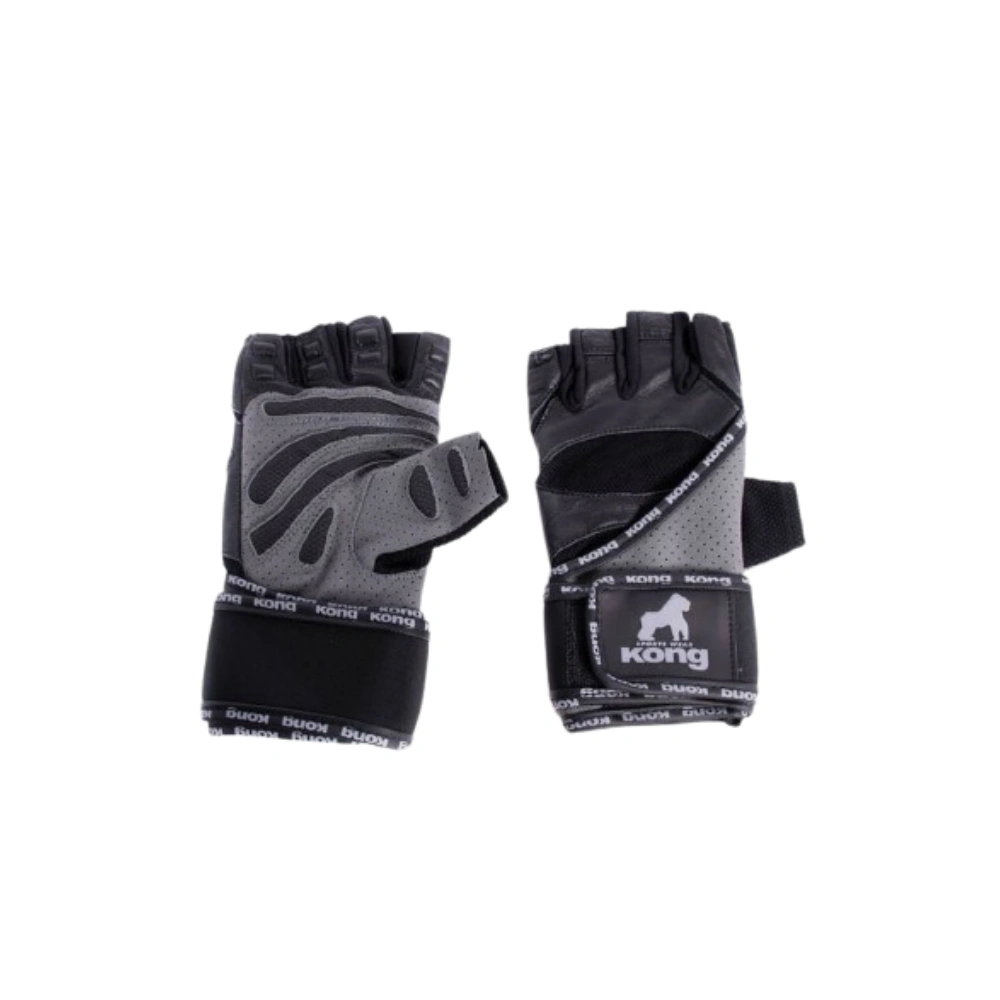 GANTS DE MUSCULATION KONG – NOIR/GRIS - Go Hard Nutrition